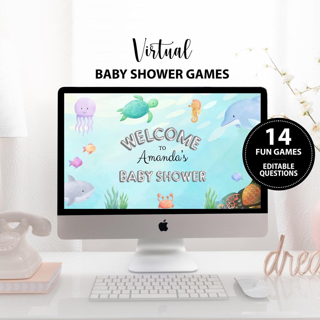 Virtual Baby Shower Games, Virtual Baby Shower, Zoom Baby Shower Games ...