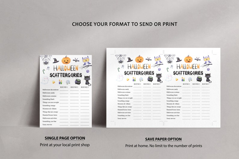 12 Halloween Games Bundle, Halloween Party Games, Halloween Games ...