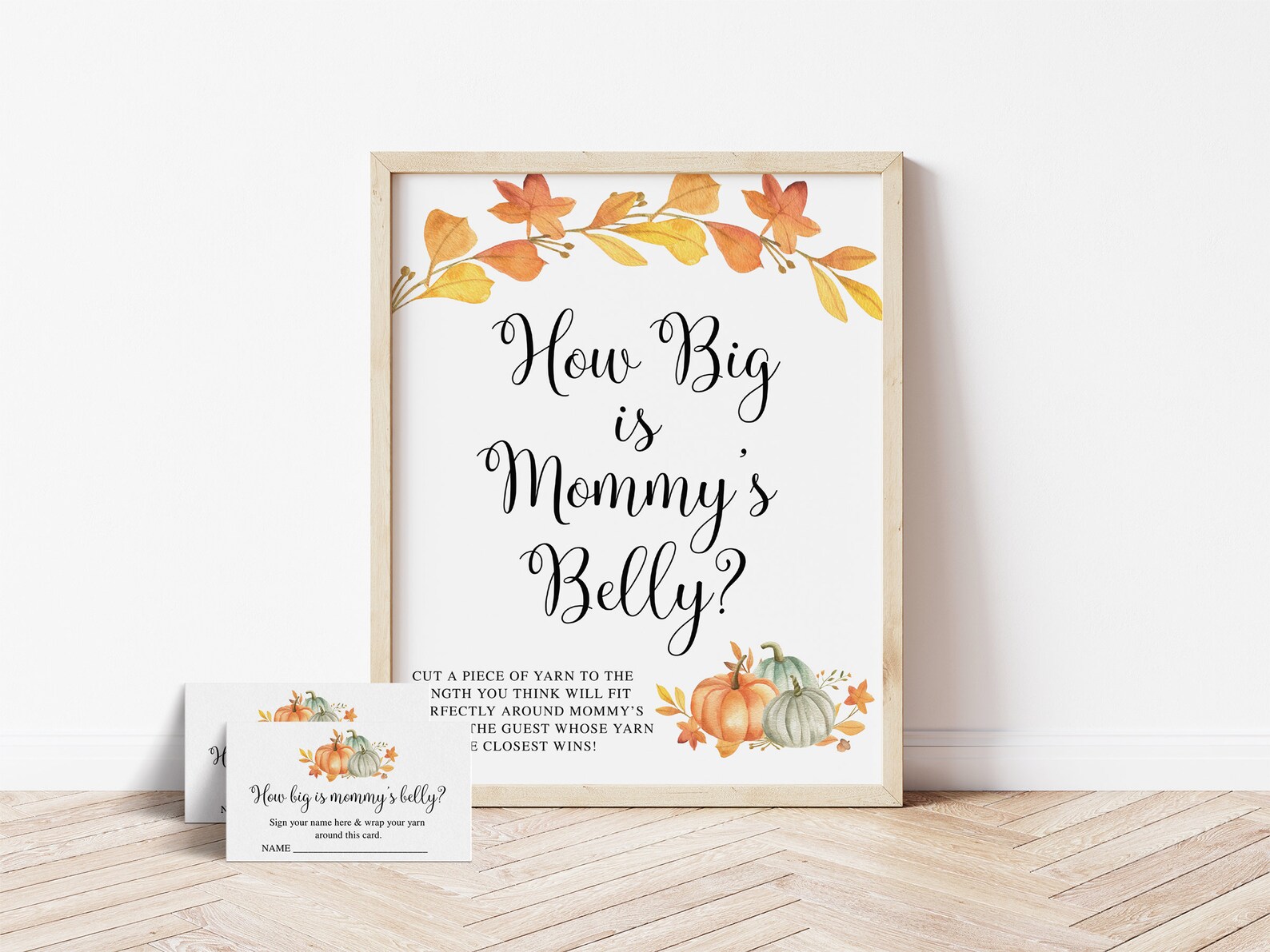 12 Fall Baby Shower Signs Baby Shower Sign Bundle Fall Baby - Etsy