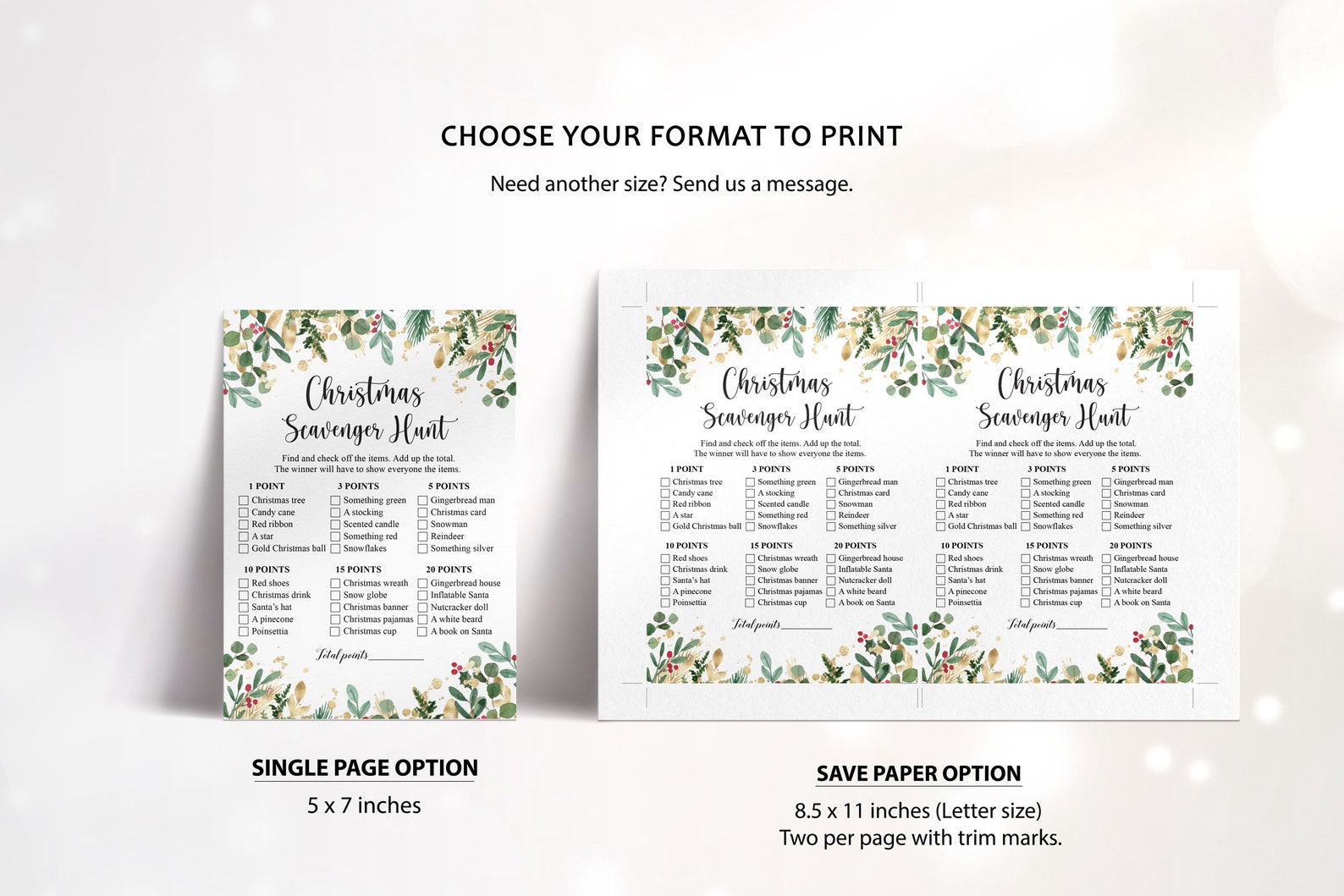 12 Christmas Games Bundle Christmas Games Family Christmas - Etsy