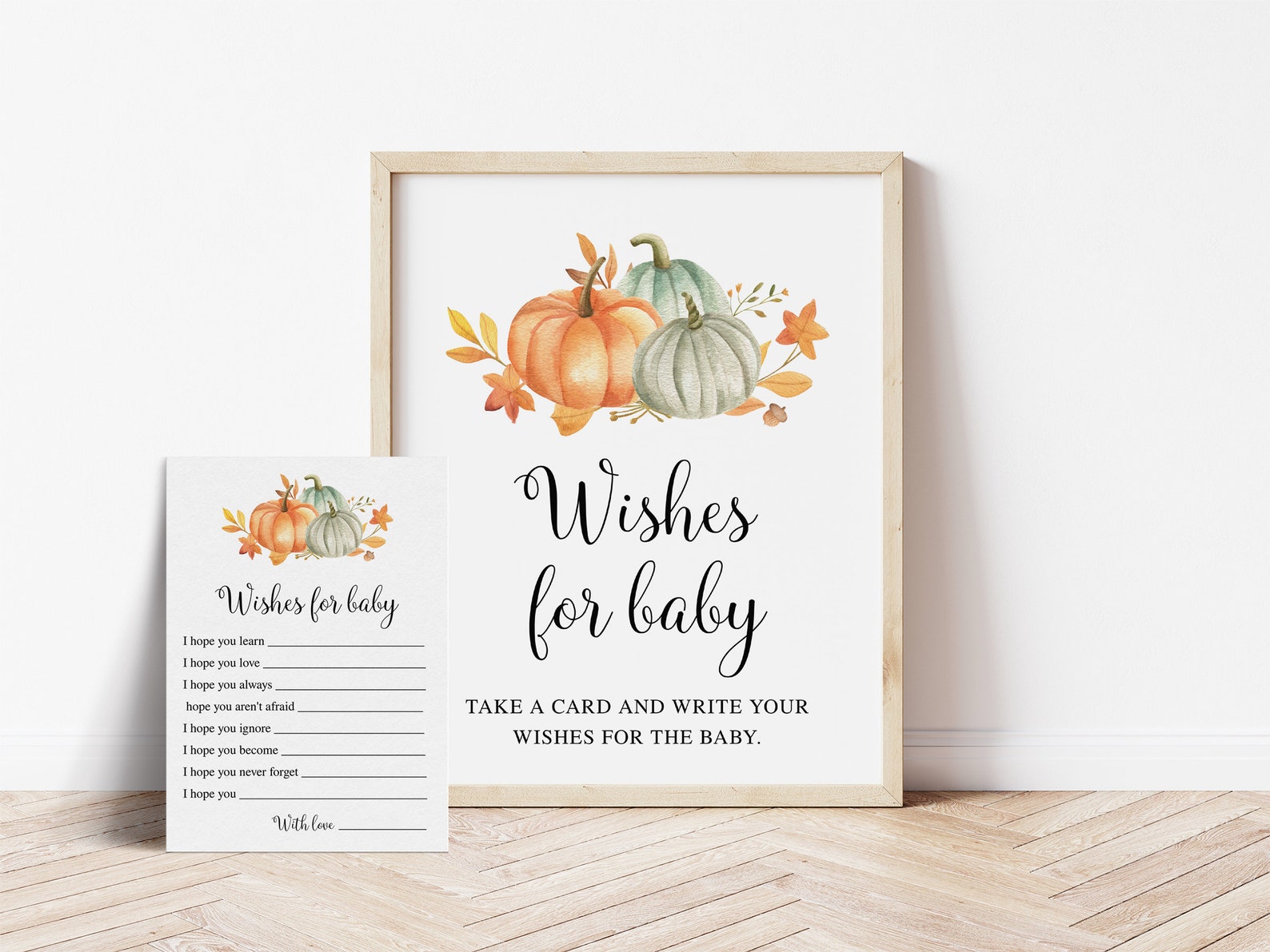 12 Fall Baby Shower Signs Baby Shower Sign Bundle Fall Baby - Etsy