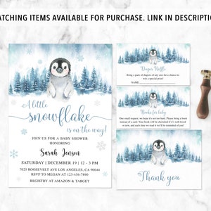 14 Winter Baby Shower Games, Penguin Baby Shower Games, Snowflake Baby ...