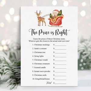 12 Christmas Games Bundle, Christmas Games, Family Christmas Games ...