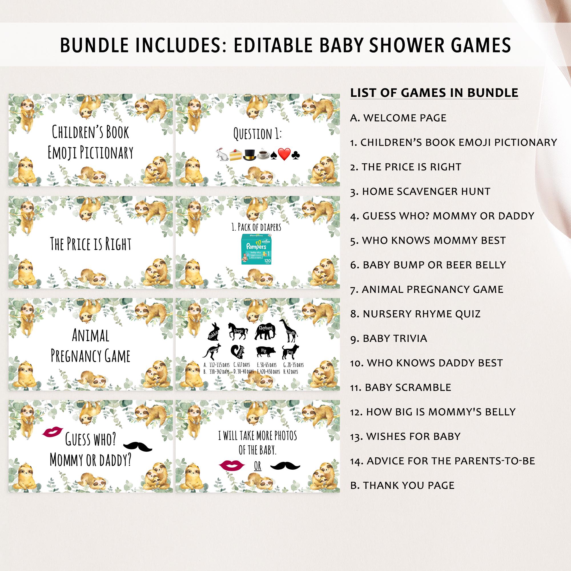 Virtual Baby Shower Games, Virtual Baby Shower, Zoom Baby Shower Games ...