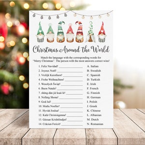 Merry Christmas Around the World, Christmas Party Games, School ...