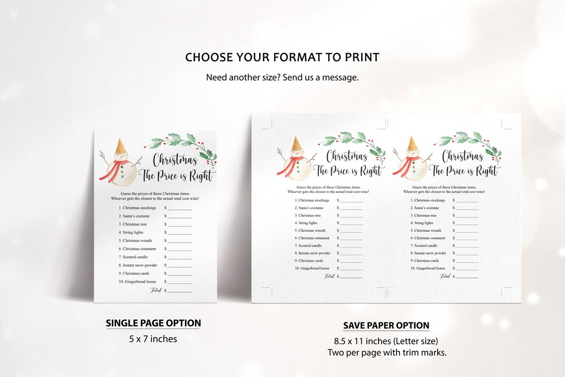 12 Christmas Games Bundle Christmas Party Games School - Etsy