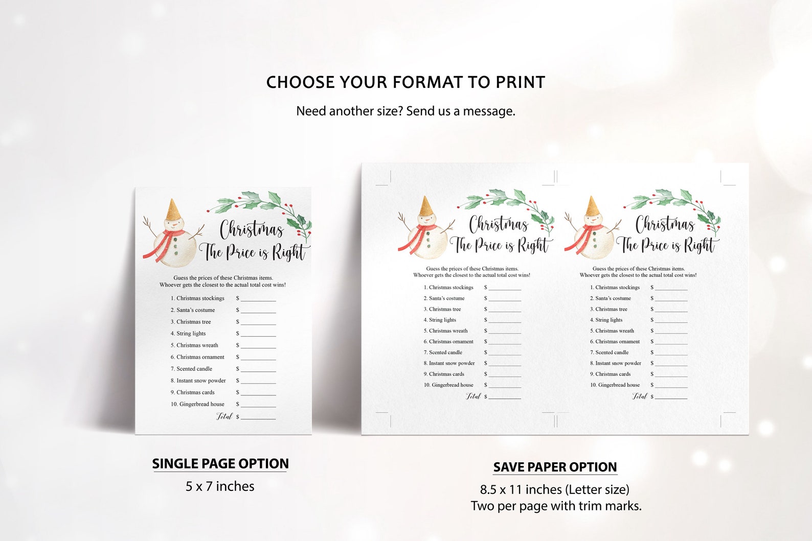 12 Christmas Games Bundle Christmas Party Games School - Etsy