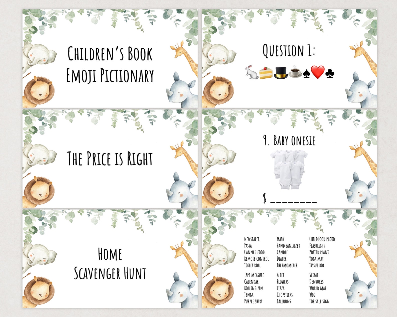 Virtual Baby Shower Games, Virtual Baby Shower, Zoom Baby Shower Games ...