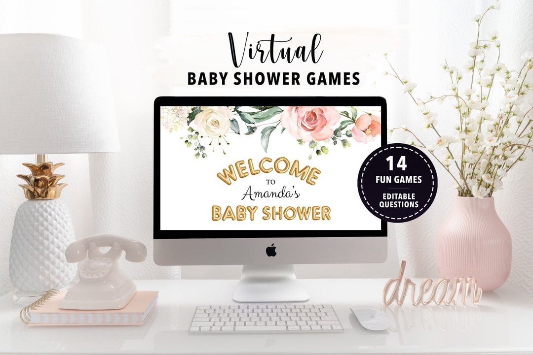 Virtual Baby Shower Games, Virtual Baby Shower, Zoom Baby Shower Games ...