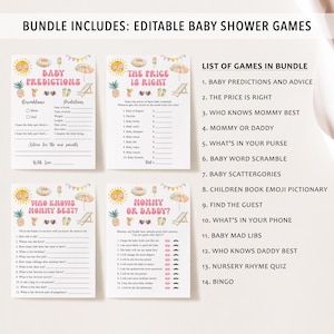 Complete Pool Baby Shower Bundle Pool Party Baby Shower Pool Baby ...