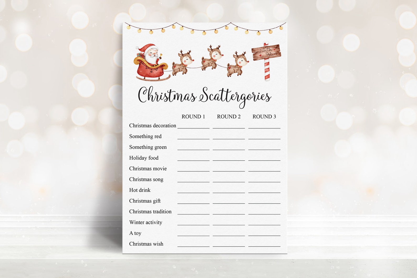 12 Christmas Games Bundle Christmas Games Family Christmas - Etsy