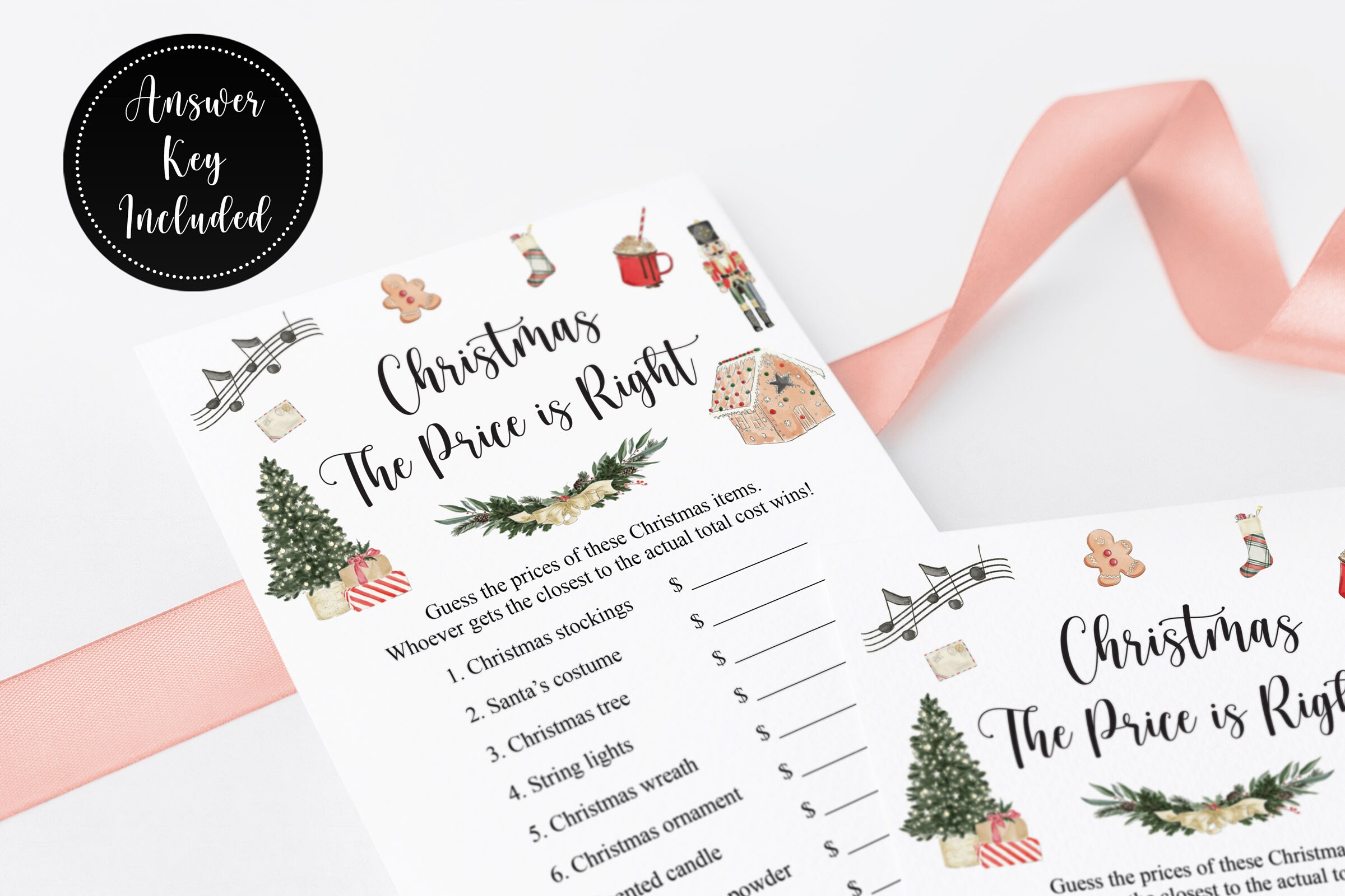 12 Christmas Games Bundle Christmas Games Family Christmas | Etsy