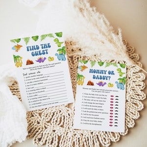 14 Dinosaur Baby Shower Games, Dino Baby Shower Games, Dinosaur Baby ...