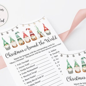 Merry Christmas Around the World, Christmas Party Games, School ...