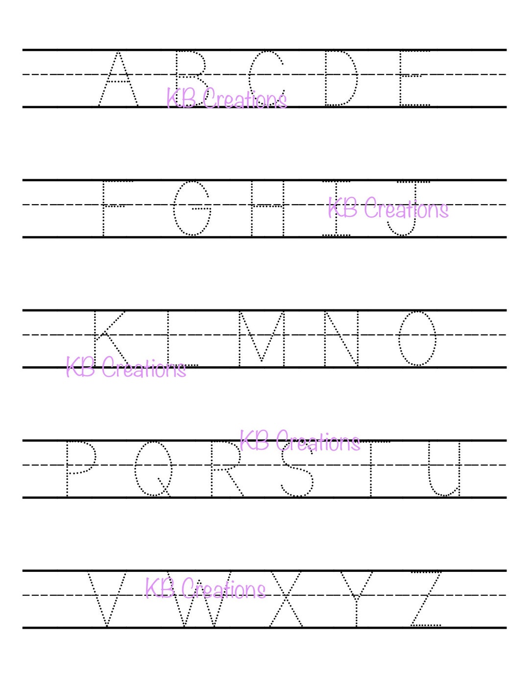 Alphabet Learning Worksheets - Tracing - Uppercase and Lowercase ...