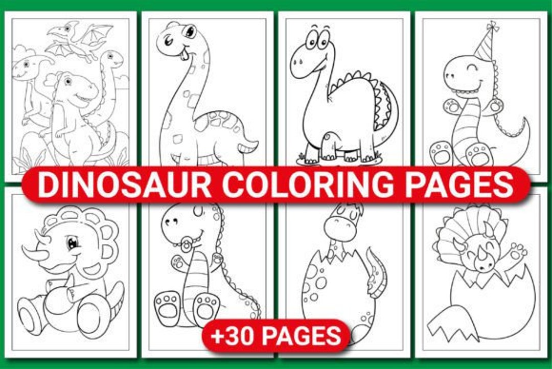 Printable Dinosaur Coloring Pages for Kids 30 Dino Coloring Pages to ...