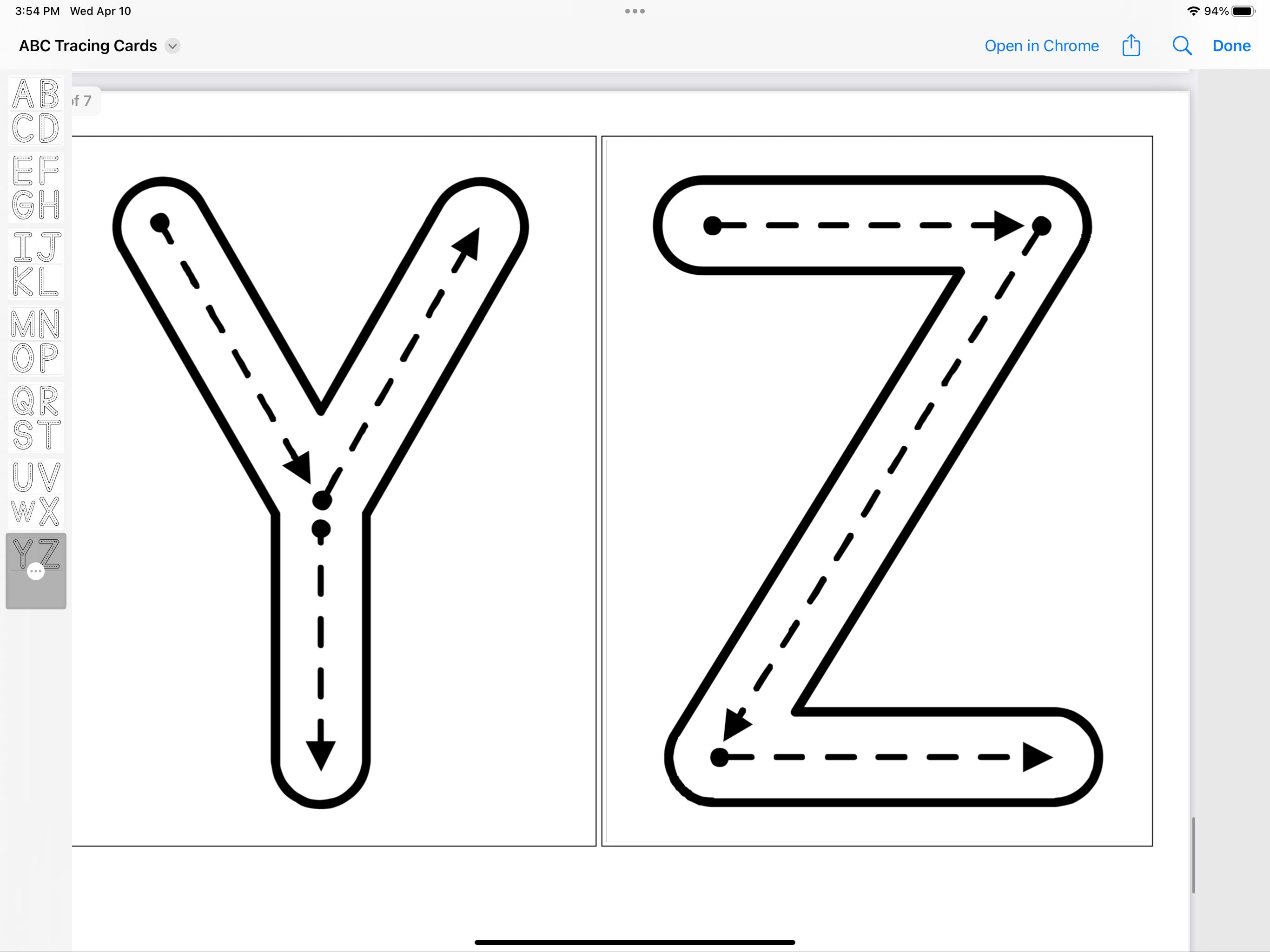 ABC Tracing Cards Printable Tracing Alphabet Flashcards PDF Printable ...