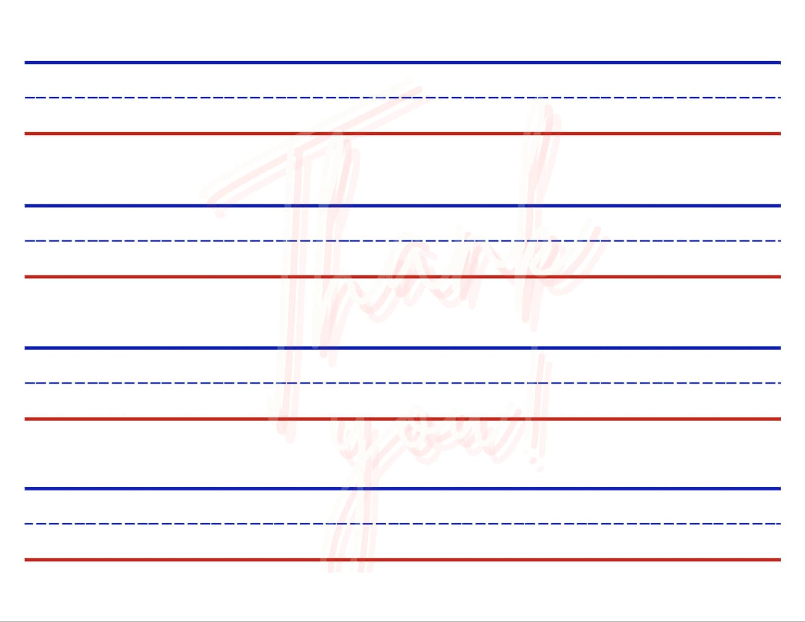 Colored Lined Paper - Double Spaced - Etsy