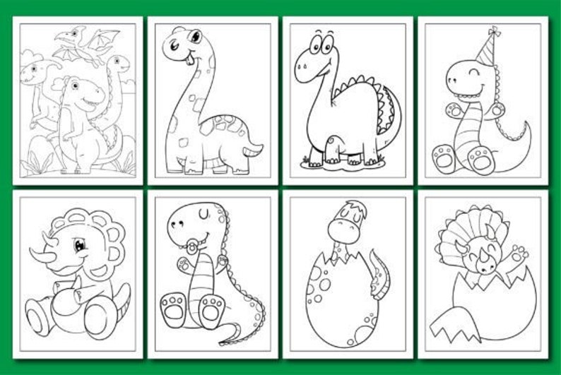 Printable Dinosaur Coloring Pages for Kids 30 Dino Coloring Pages to ...