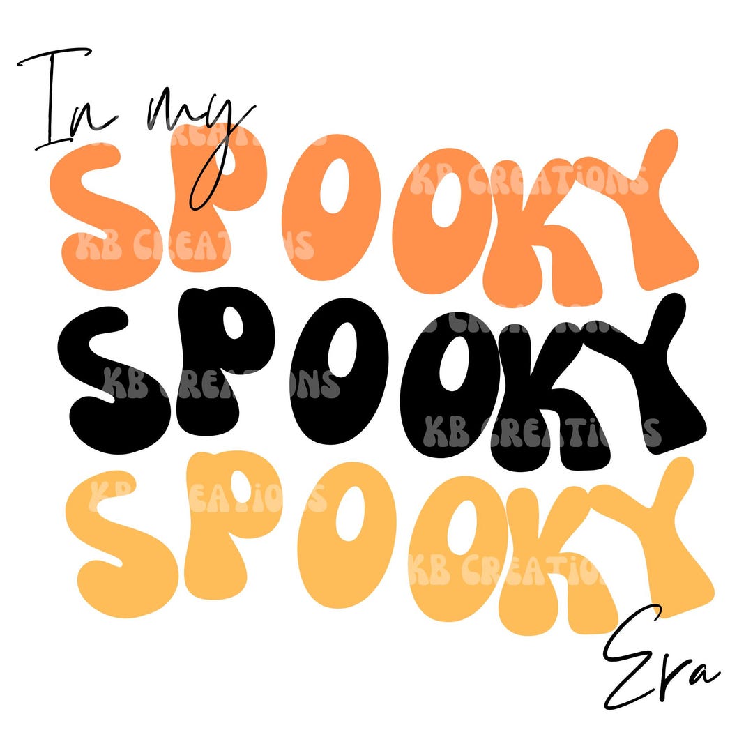 In My Spooky Era Halloween PNG - Etsy