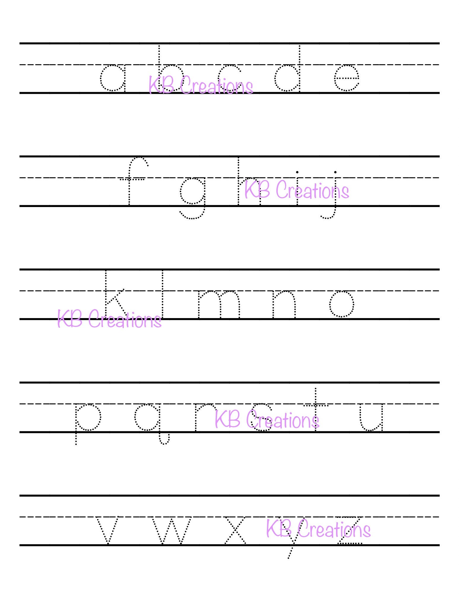 Alphabet Learning Worksheets - Tracing - Uppercase and Lowercase ...
