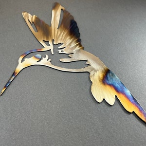 Metal Hummingbird Wall Art 12.5 - Etsy