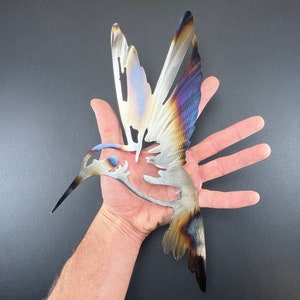 Metal Hummingbird Wall Art 12.5 - Etsy
