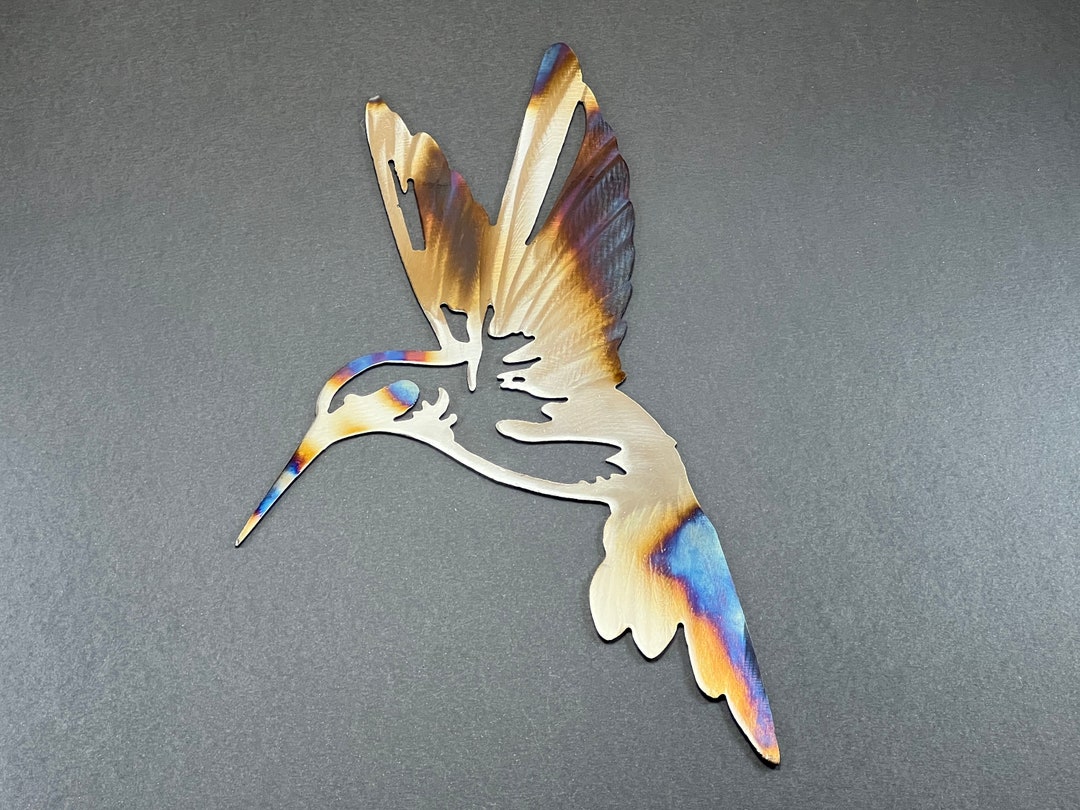 Metal Hummingbird Wall Art 12.5 - Etsy