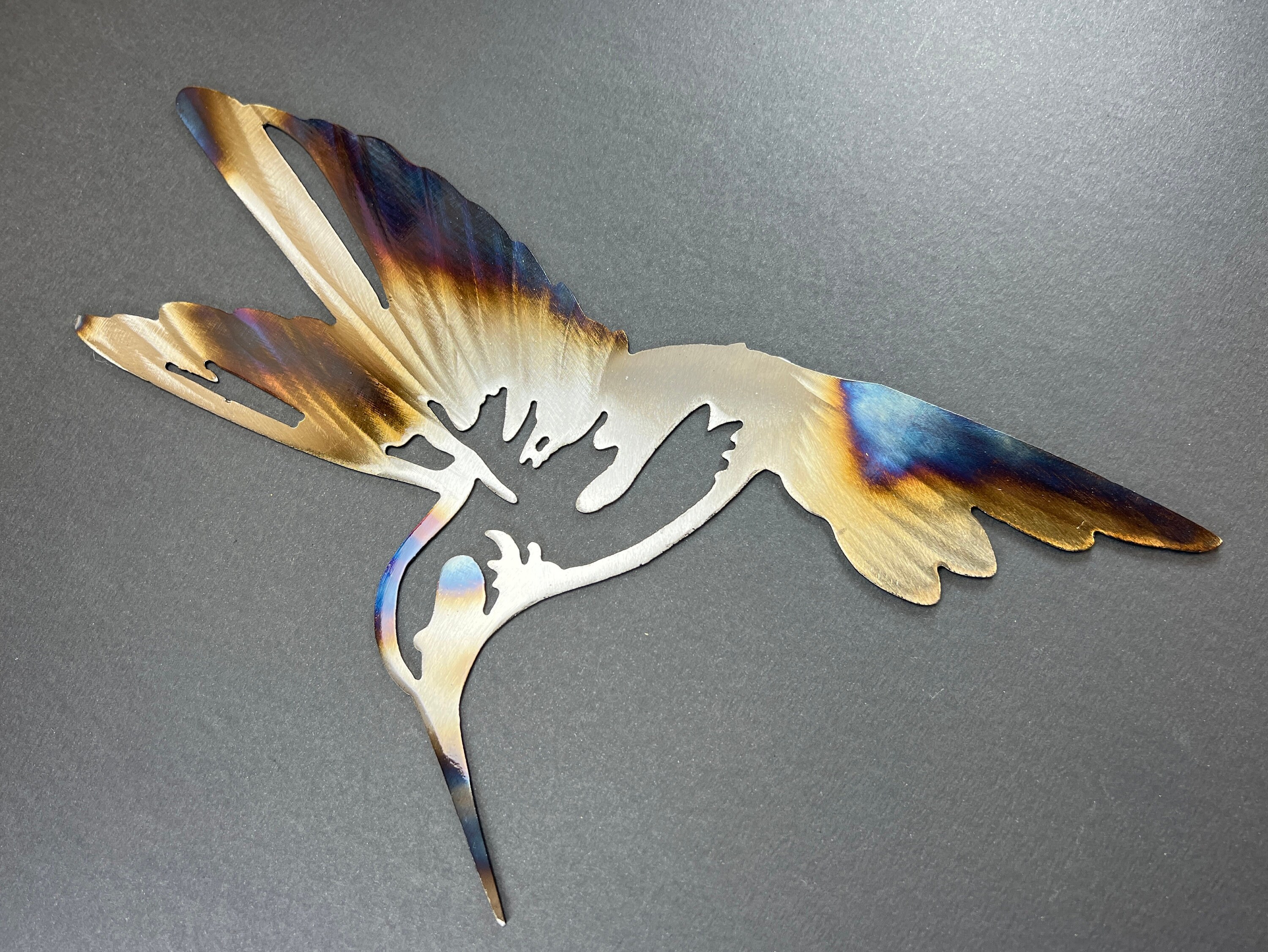 Metal Hummingbird Wall Art 12.5 - Etsy