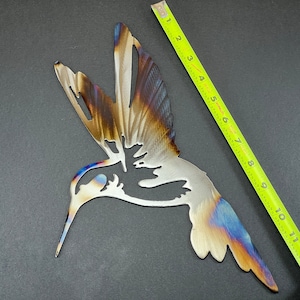 Metal Hummingbird Wall Art 12.5 - Etsy