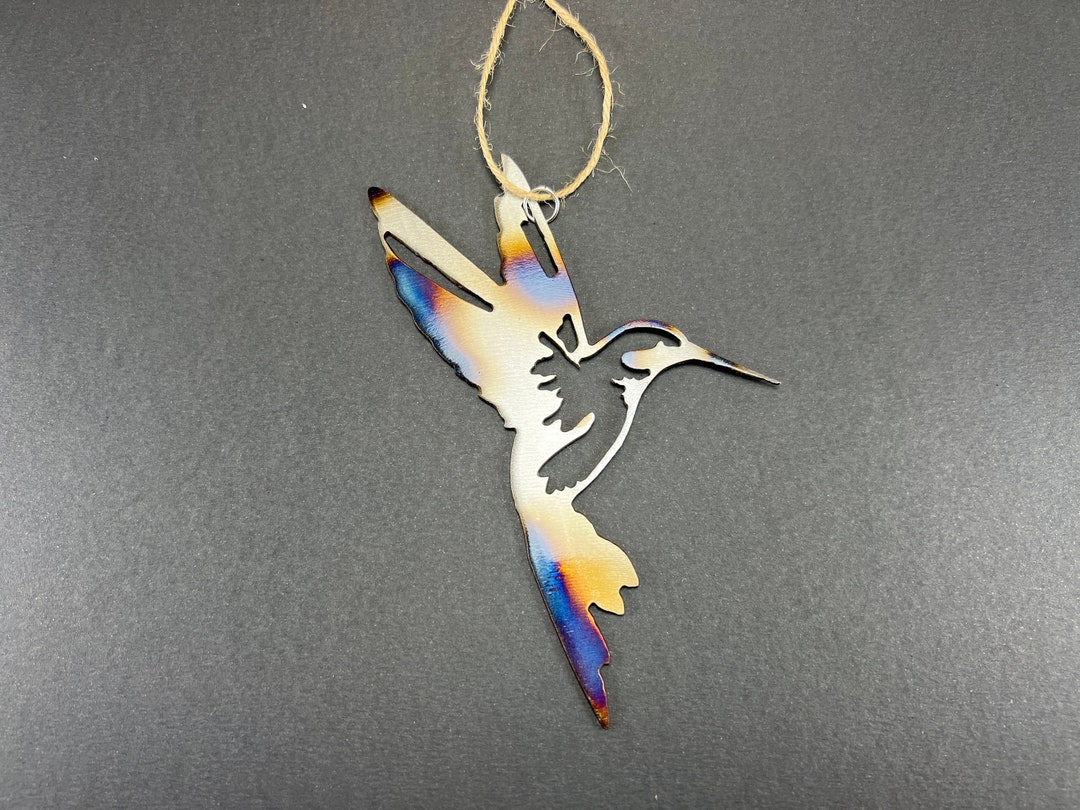 Metal Hummingbird Christmas Ornament - Etsy
