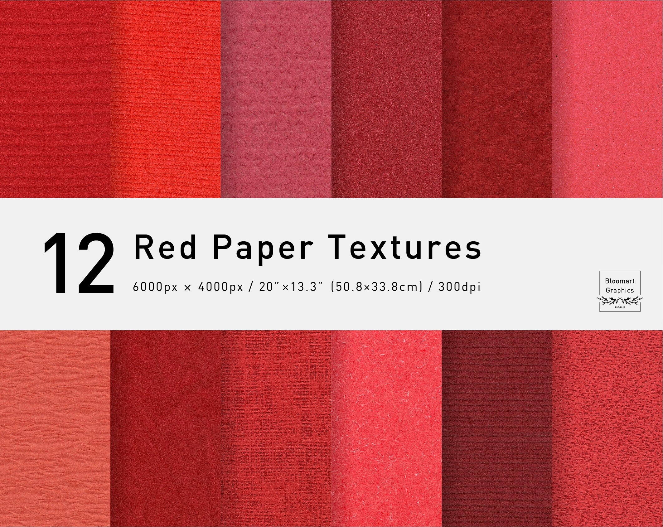instant download Red Kraft paper Digital Paper set jpeg files printable ...