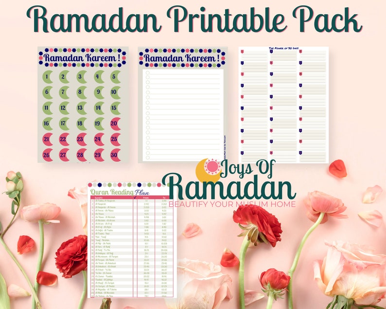 Ramadan Printable Pack - Etsy