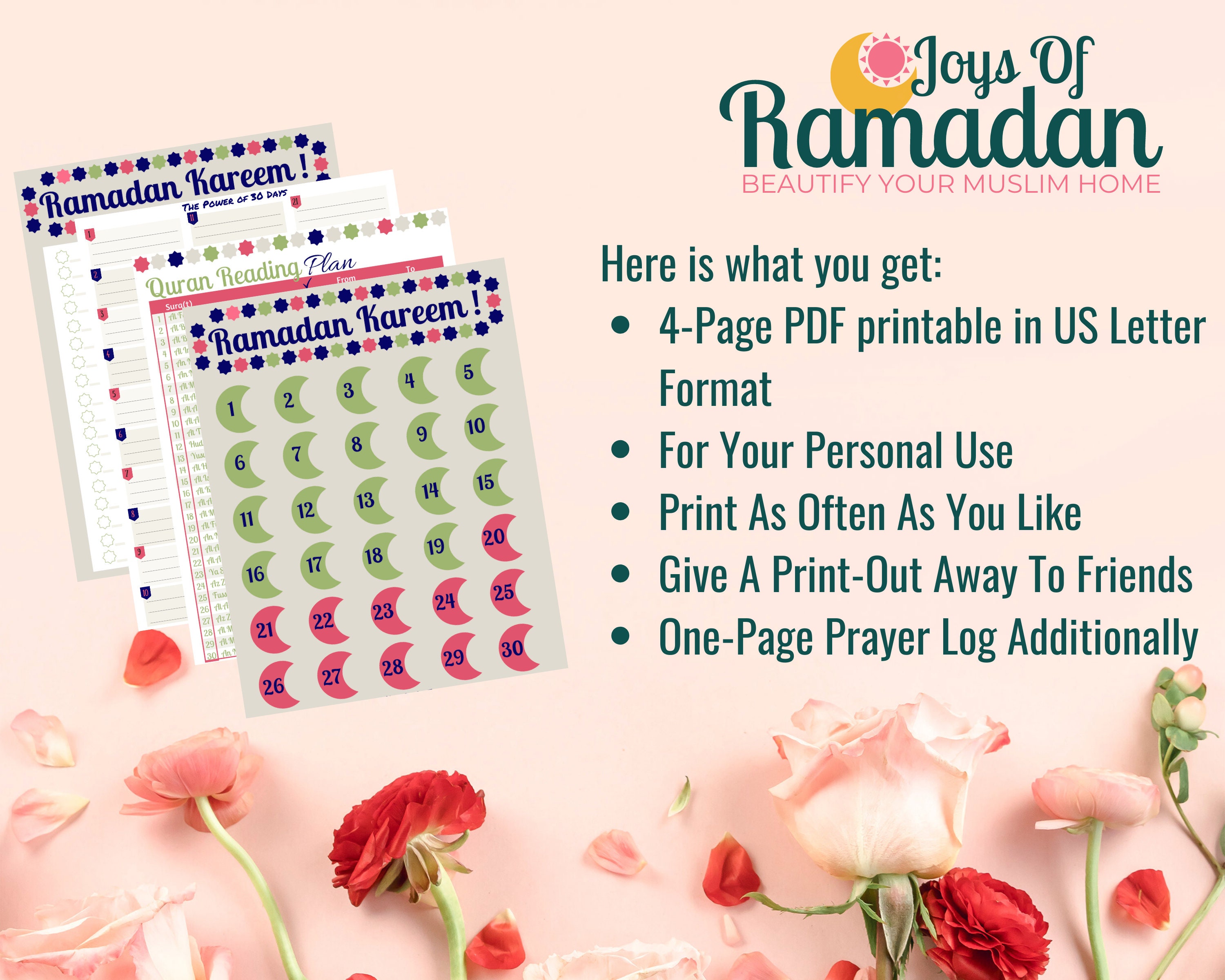 Ramadan Printable Pack - Etsy