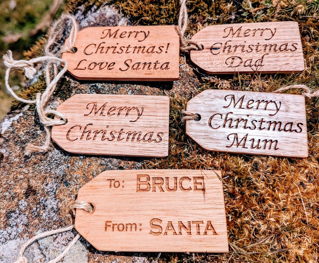 Wooden Gift Tags - Tasmanian Oak (eco) - Etsy