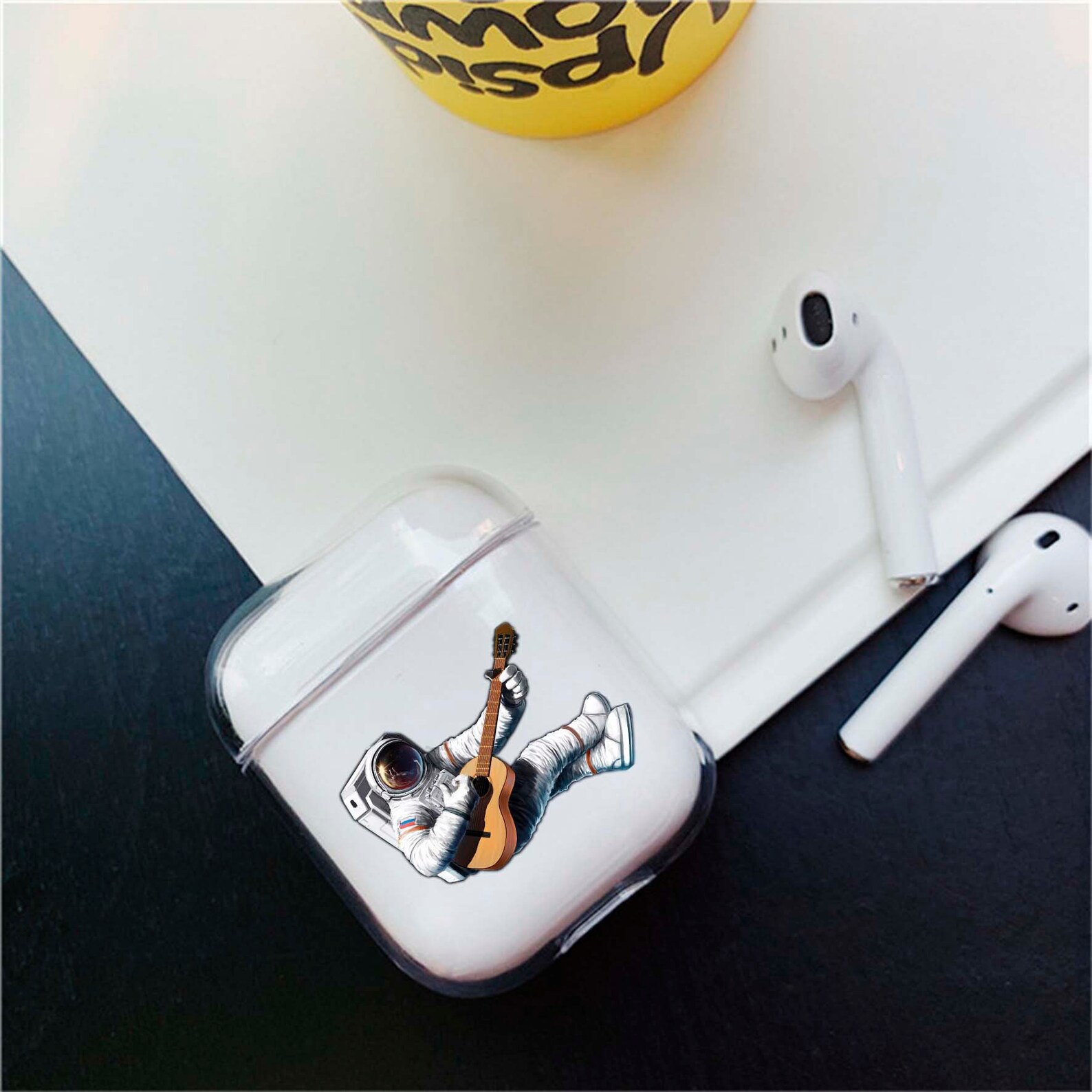 Funny Airpods Case Astronaut Clear Airpods Cover Holder for - Etsy