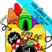 TEMPLATE Door Hanger: Crayons First and Last Day of School - Etsy