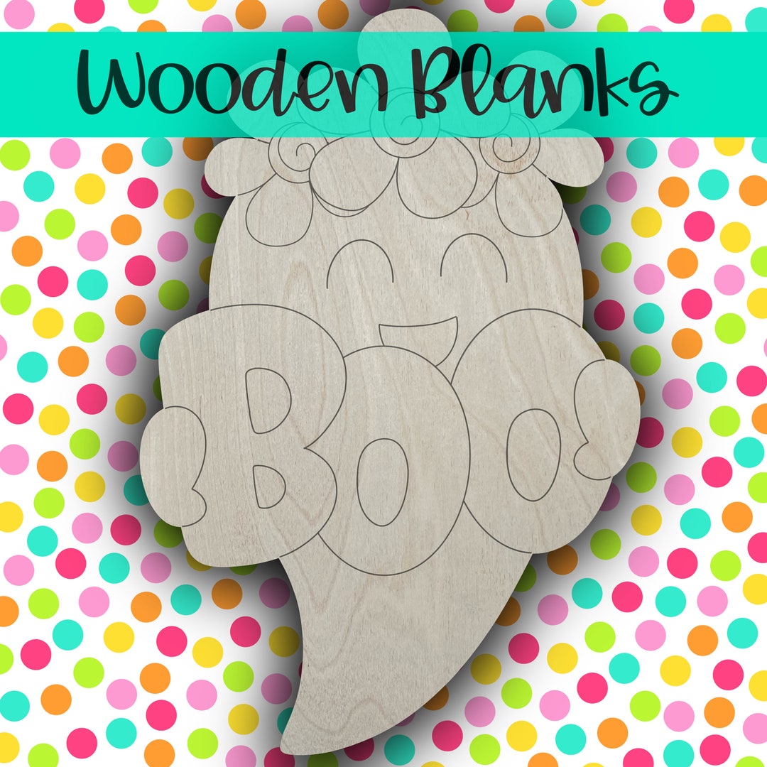 Wooden Blank: Boo Ghost - Etsy