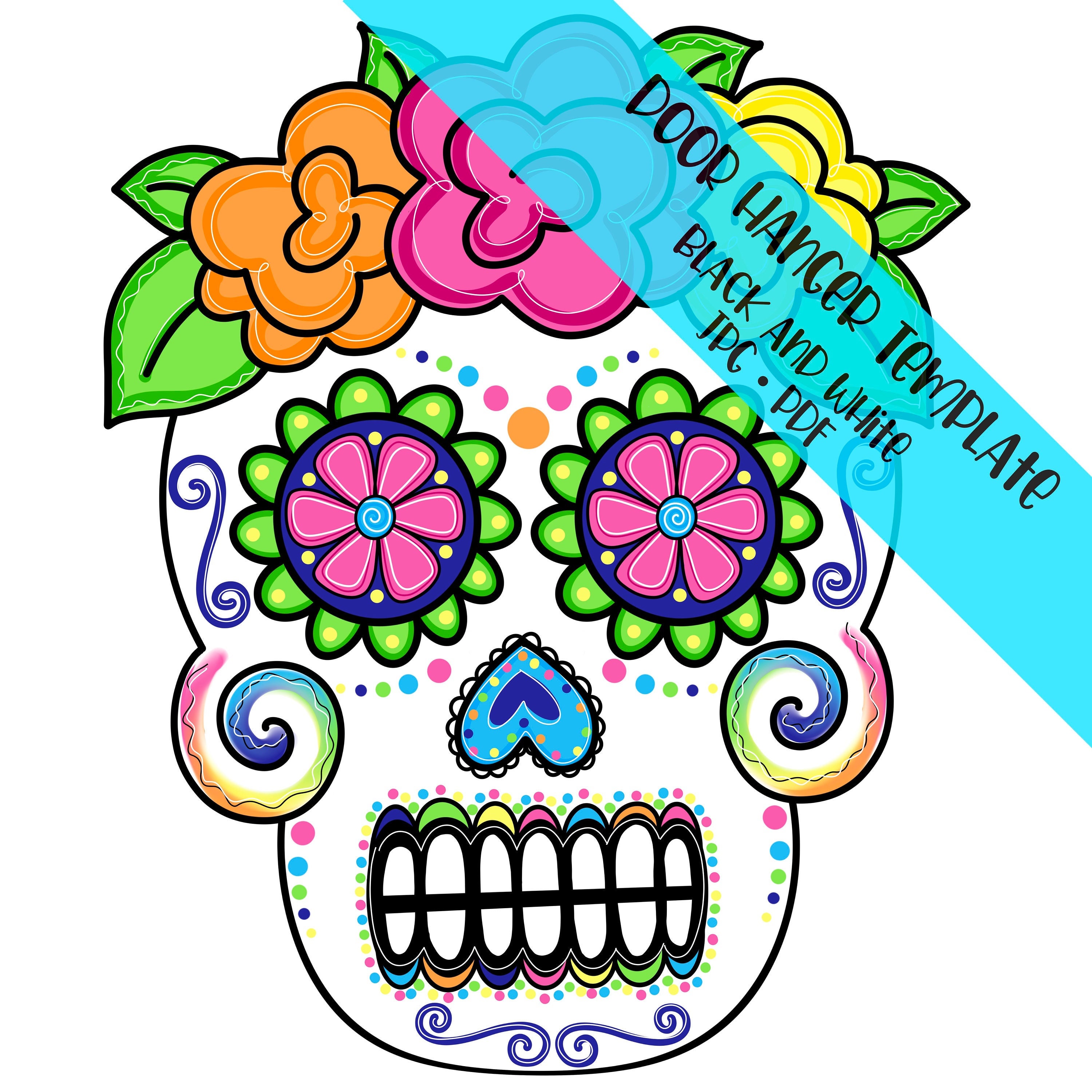 Sugar Skull Template