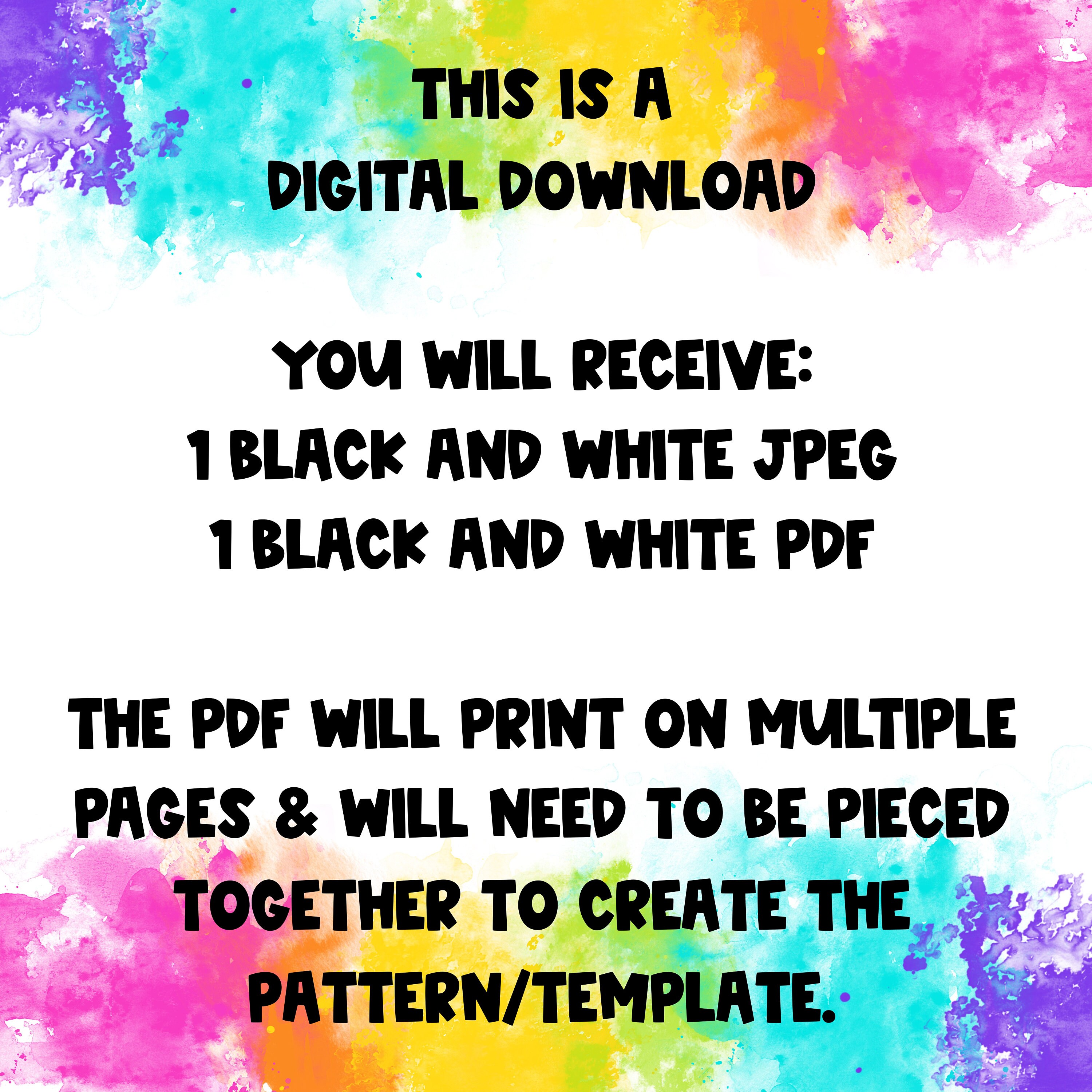 TEMPLATE DOOR HANGER: Reindeer - Etsy