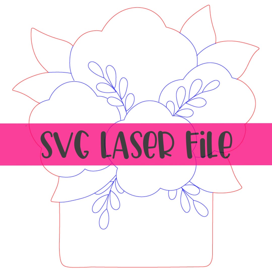 SVG Laser File: Spring Flowers - Etsy