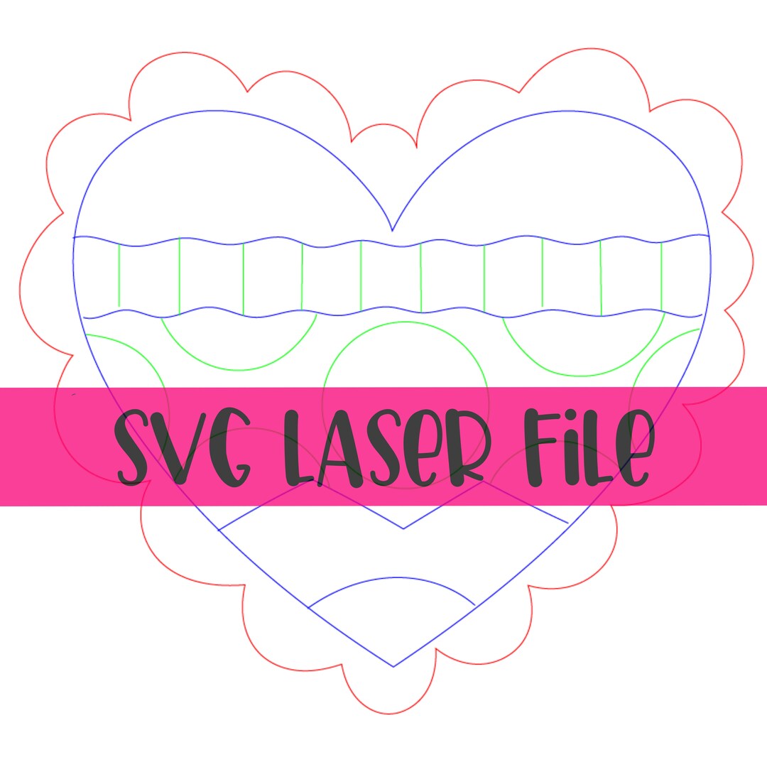 SVG Laser File: Valentine Teacher Heart - Etsy