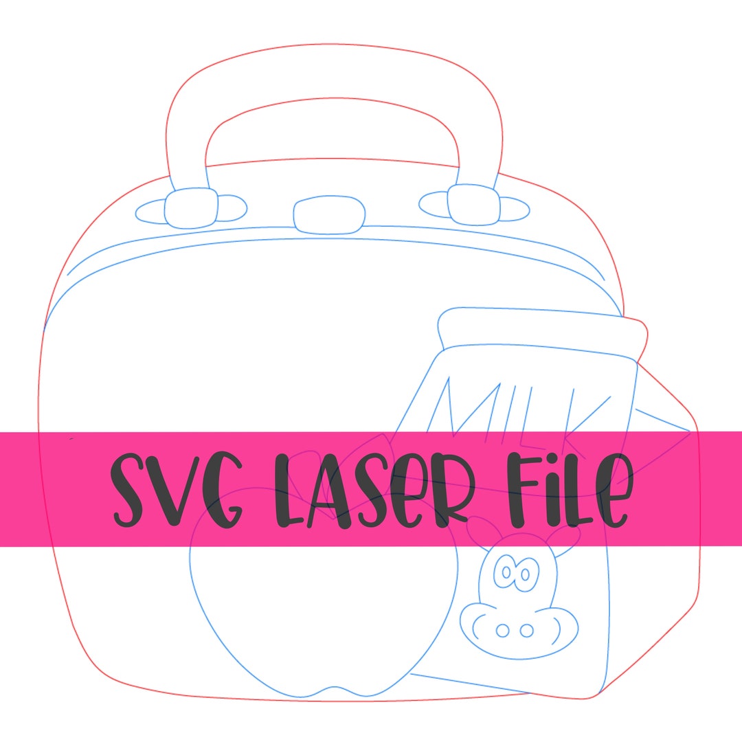SVG Laser File: Lunch Box - Etsy