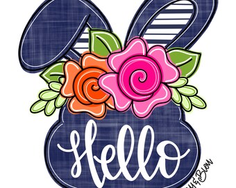 Easter Door Hanger Template | Etsy