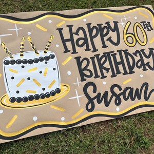 Custom Painted Banners for Any Occassion - Etsy