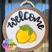Interchangeable Welcome Shiplap Wood Border Base Door Hanger and 1 ...