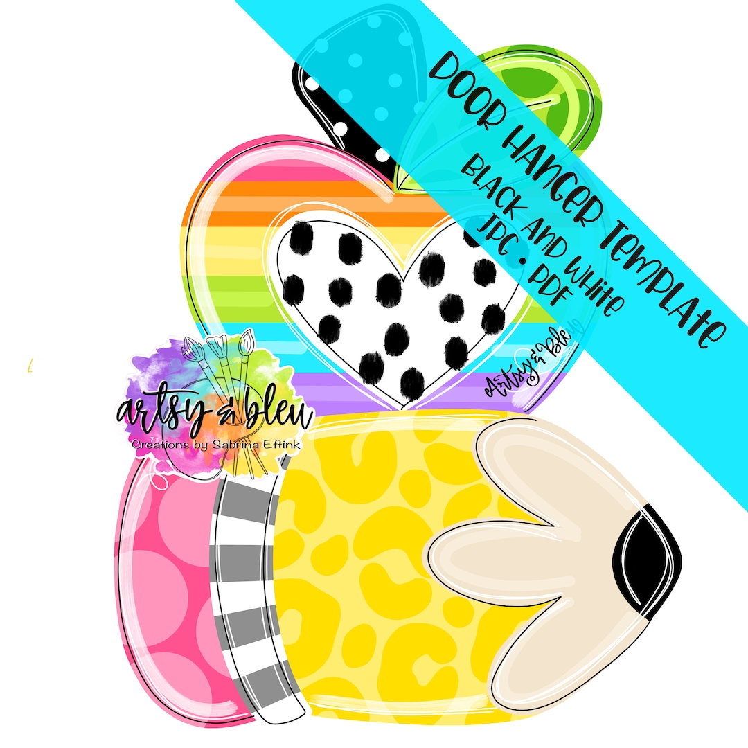 Door Hanger TEMPLATE: Teacher - Etsy