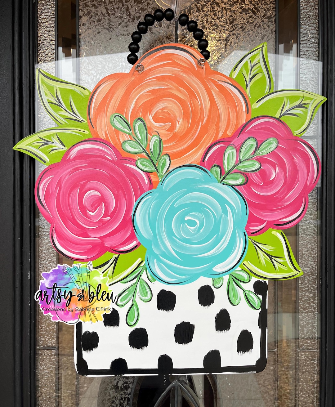Spring Florals Door Hanger - Etsy