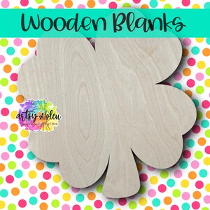 Wooden Blank: Fourleaf Clover - Etsy