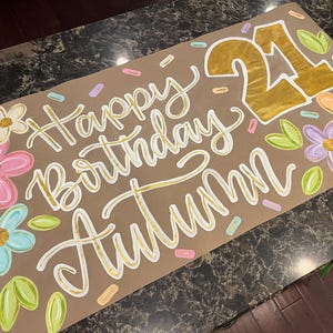 Custom Painted Banners for Any Occassion - Etsy